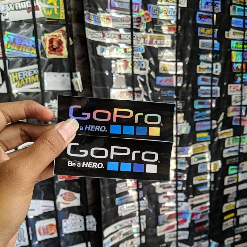 Jual Stiker Printing GOPRO Sticker Print Cut Bahan Vinyl JDM | Shopee ...