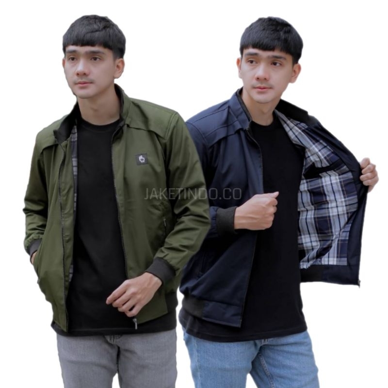 Jual Jaket Casual Harington Flight Pria Murah - Jaket Bomber Cowok - Vintage Jacket Javan Drill ...