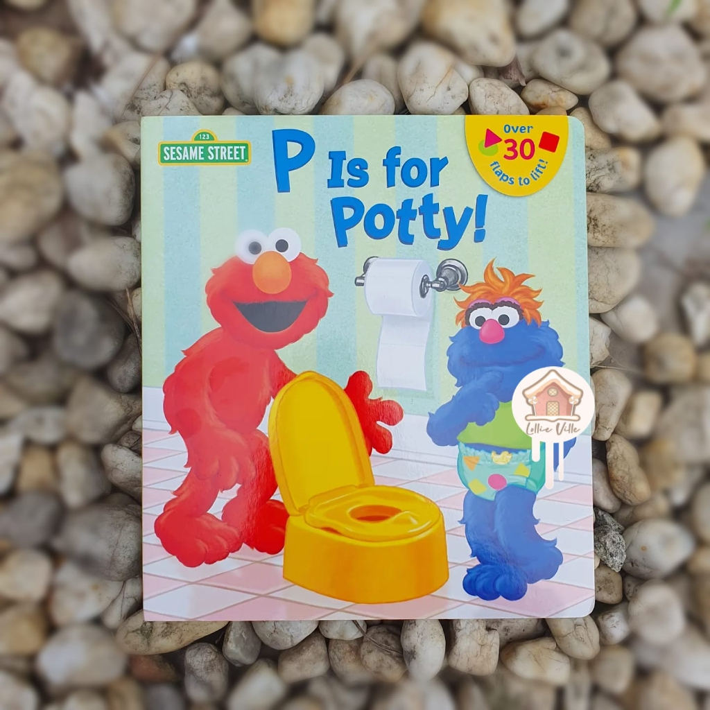 Jual Sesame Street P is for Potty Board Book | Shopee Indonesia