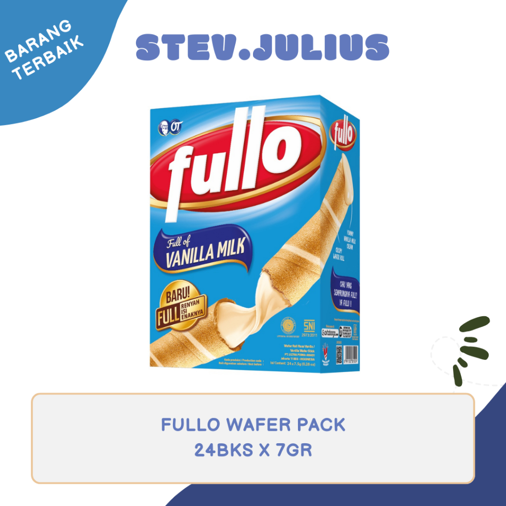Jual fullo wafer roll pack 24bksX7gr | Shopee Indonesia