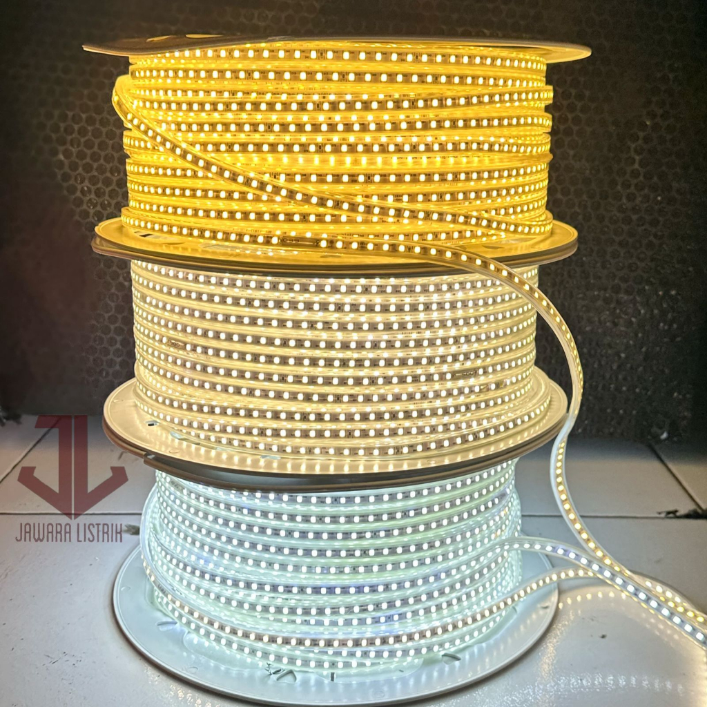 Jual YAMASAKI LED STRIP 120 LED/M SMD 2835 METERAN 9W/M 220 VOLT | Shopee Indonesia