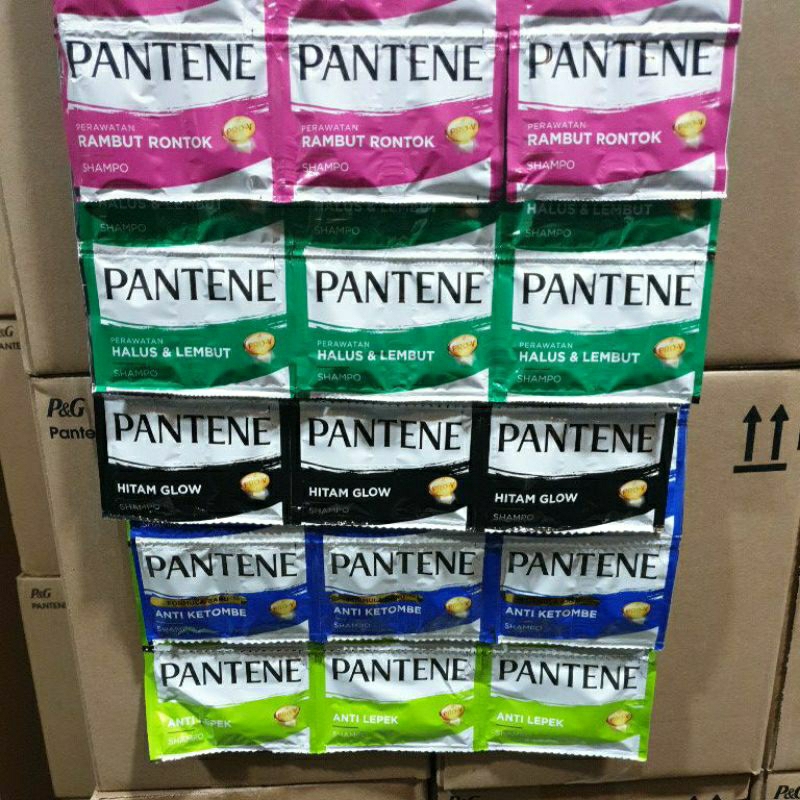 Jual Shampo PANTENE sachet 10g isi 12 sachet | Shopee Indonesia
