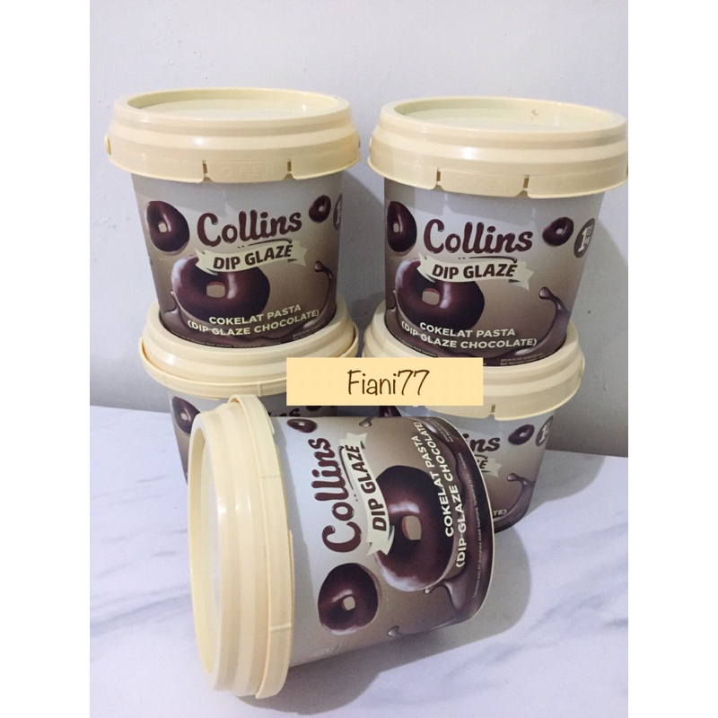 Jual Collins Dip Glaze Dark Chocolate 1 kg | Shopee Indonesia