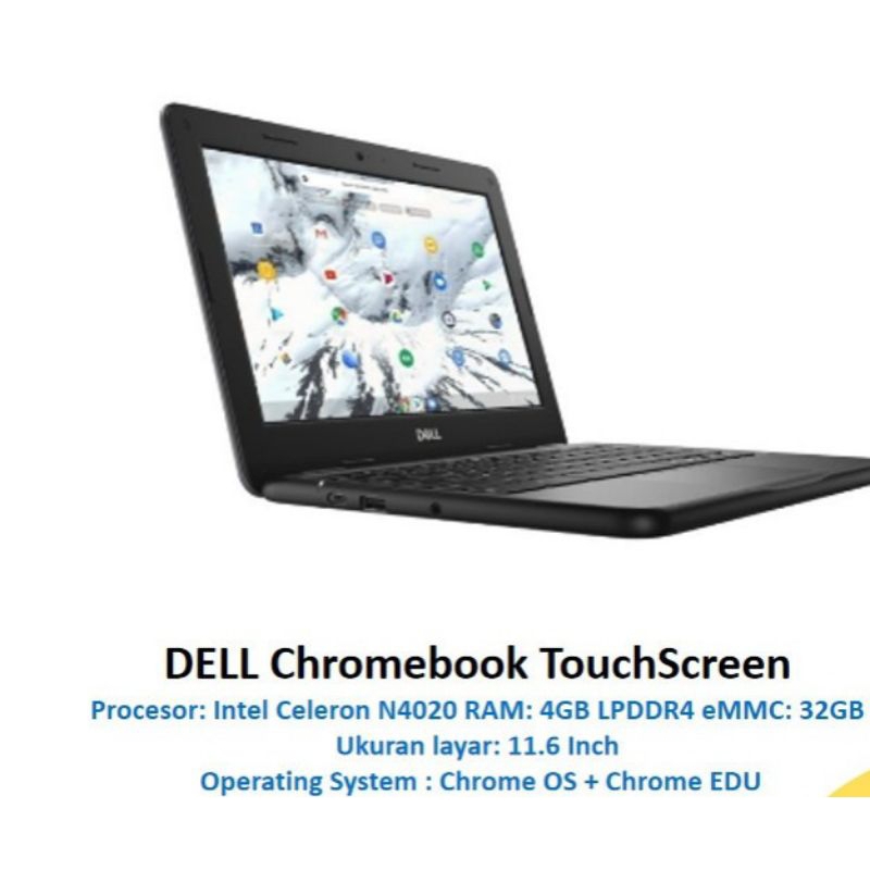 Jual DELL Chromebook 3100 Edukasi Touch Screen - Garansi Resmi | Shopee ...