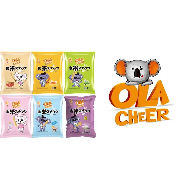 Jual Ola Cheer Wheat Rice Snack 60g Snack Beras Aneka Rasa Snack ...