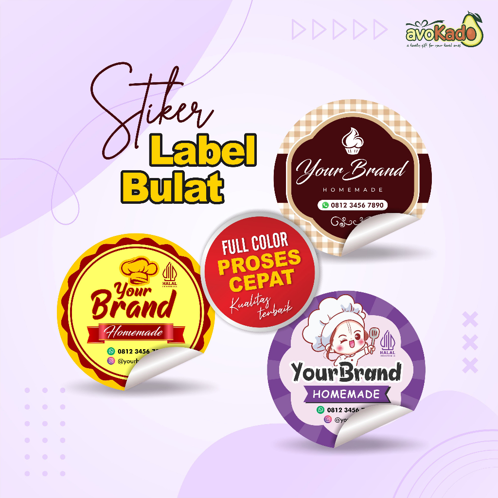Jual Stiker Label Bulat | Shopee Indonesia