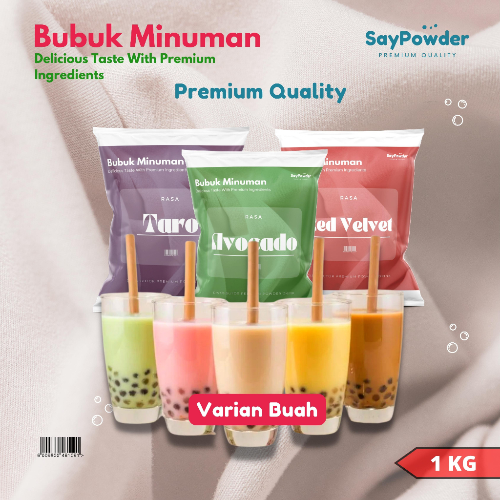Jual Bubuk Minuman Varian Buah Premium 1000 Gram Serbuk Minuman ...