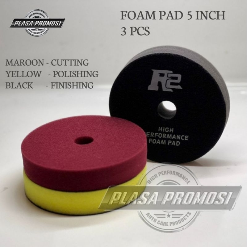 Jual Spon Busa Poles 5 Inchi / Busa Poles High Quality R2 / Foam Pad R2 ...