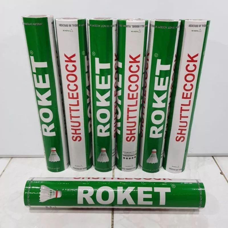Jual Shuttlecock roket hijau green original shuttlecock roket kuning ...