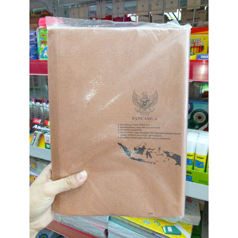 Jual SAMPUL BUKU UBI COKLAT PANCASILA | Shopee Indonesia