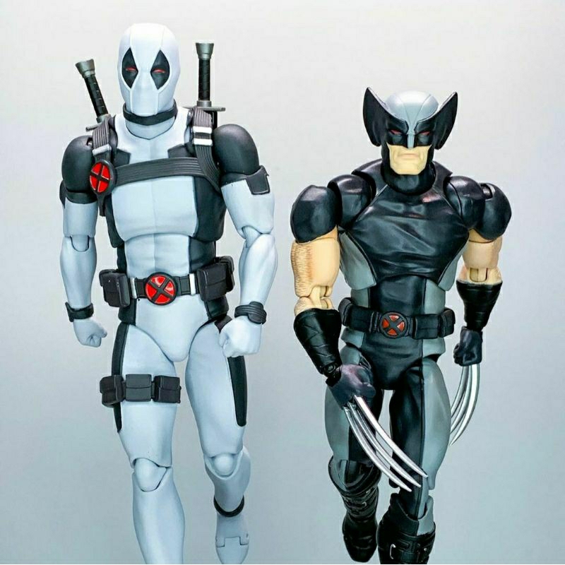 Jual Figure Mafex Deadpool Wolverine Marvel X-Force Scale Shf | Shopee ...