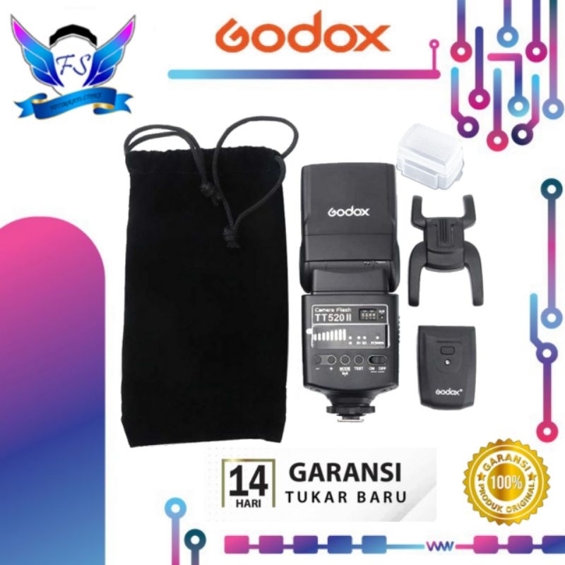 Jual Flash Godox TT520II TT520 II Thinklite Camera Speedlite Plus ...