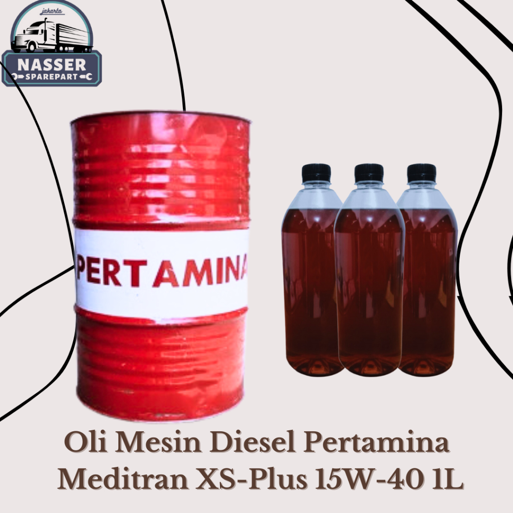Jual Oli Mesin ECER Diesel Pertamina Meditran SX-Plus 15W-40 1L/Oli ...
