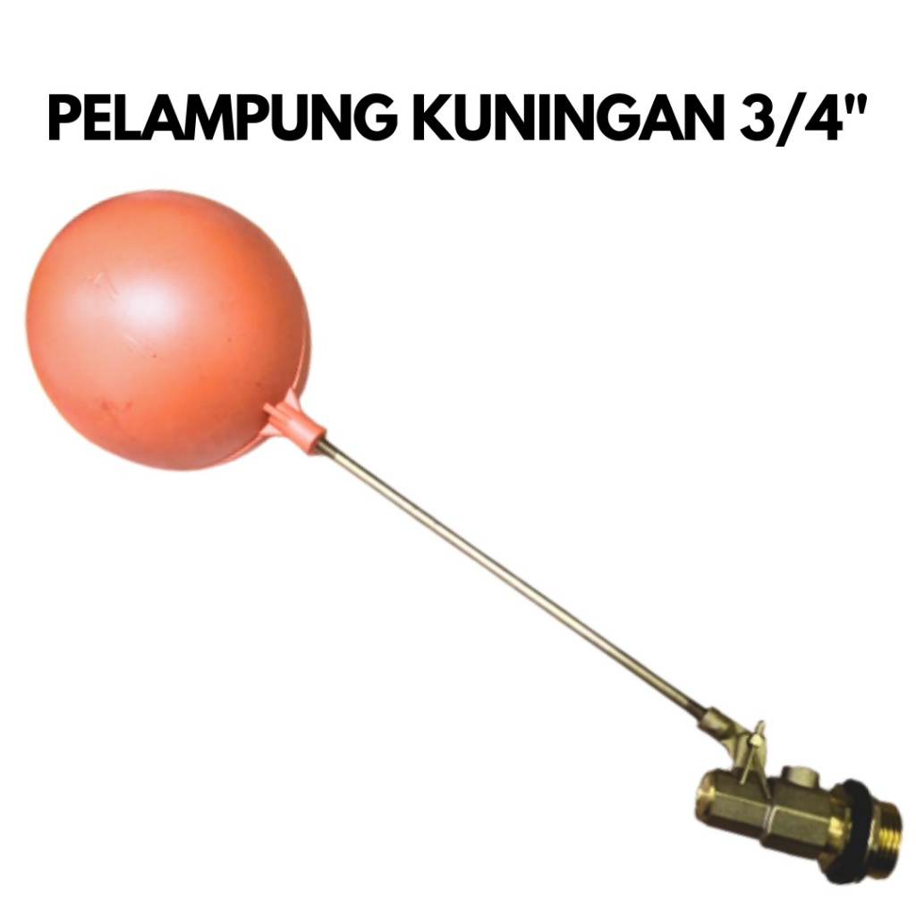 Jual Khrsma JKT - PELAMPUNG BOLA KUNINGAN DRAT KUNINGAN 3/4" OTOMATIS ...