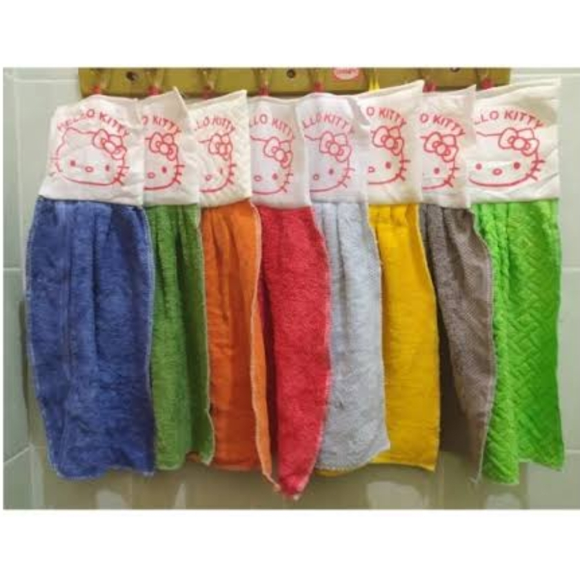 Jual Lap Tangan Gantung Lap Tangan Kain Handuk Lap Gantung Hello Kitty ...