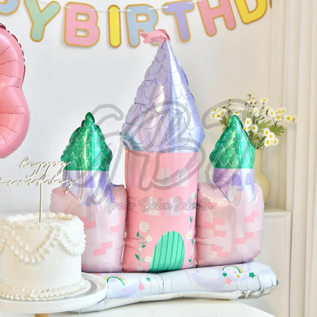 Jual Balon Foil JUMBO Castle / Balon Istana Princess | Shopee Indonesia