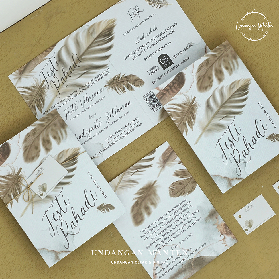 Jual Undangan Pernikahan NRCF002 - Undangan Premium - Undangan Unik ...