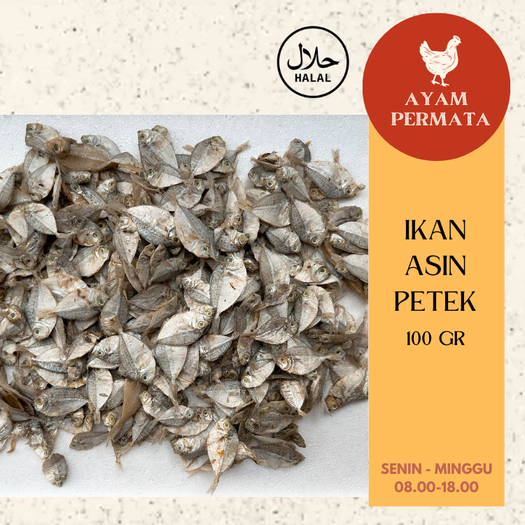 Jual Ikan Asin Petek Kecil Garing Crispy - Salted Fish - Natural Tanpa ...