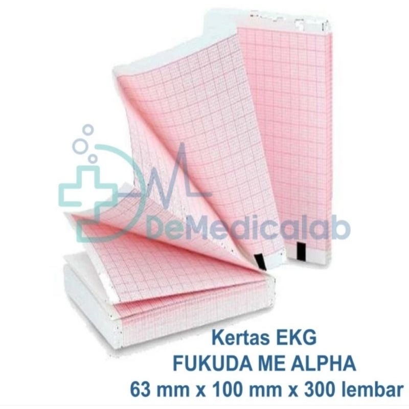 Jual Kertas EKG ECG Defibrilator 63 mm x 100 m x 300 lembar FUKUDA ME ...
