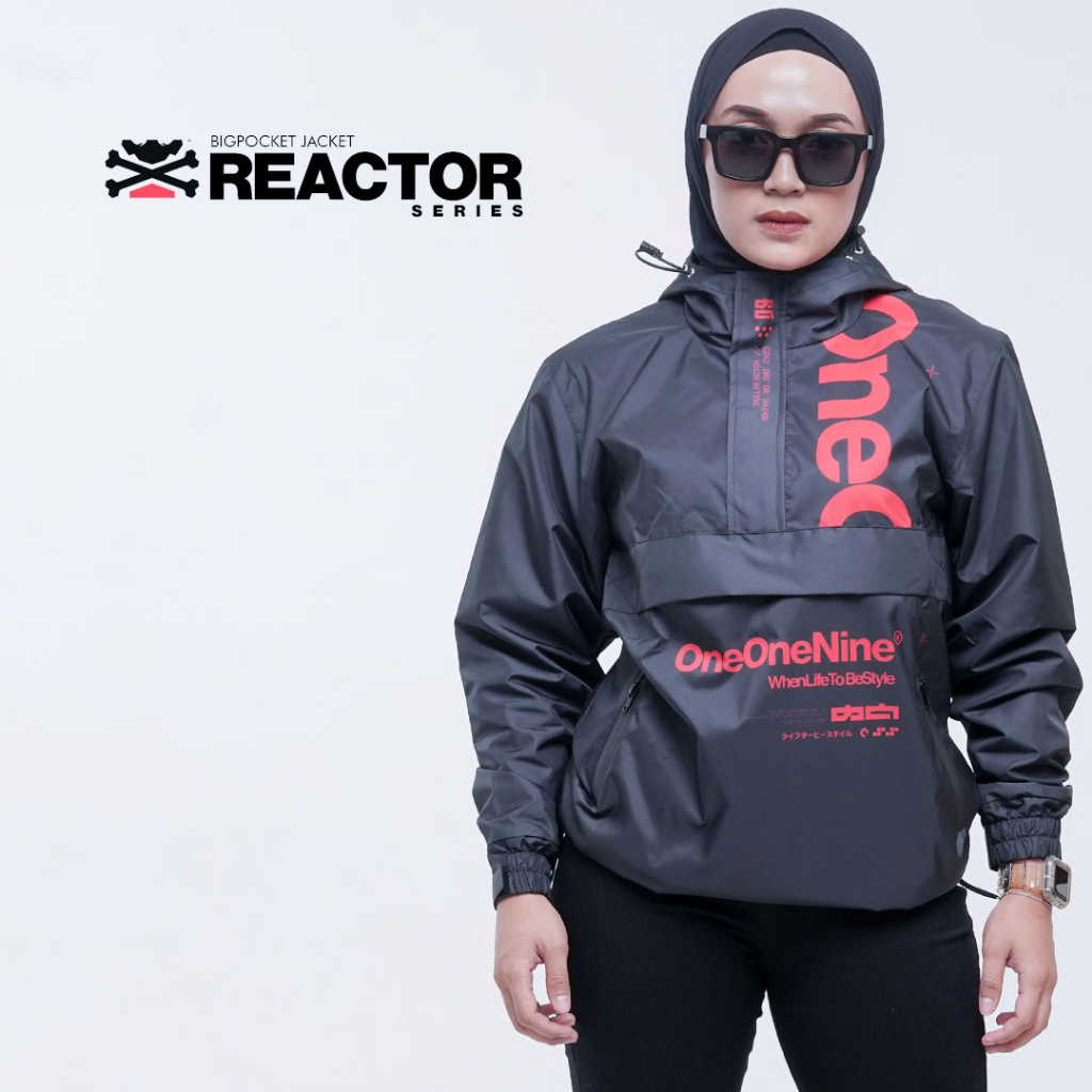 Jual KSR ONEONENINE - JACKET BIG POCKET REACTOR RED SERIES | Shopee ...