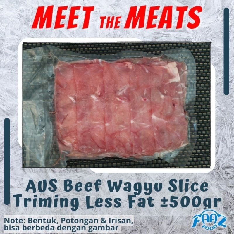 Jual Beef Slice Wagyu Triming 500gr (Daging Iris Wagyu, Daging Grill ...