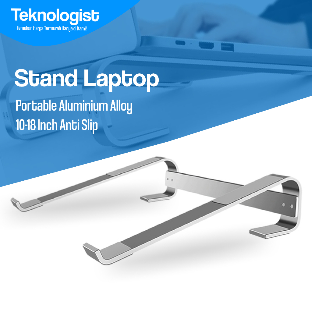 Jual Stand Laptop Aluminium Portable 10-18 Inch | Shopee Indonesia