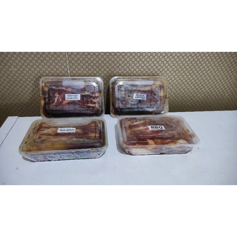 Jual Beef Slice Irisan Daging Sapi Dengan Saus Marinasi Beku 500 gr ...