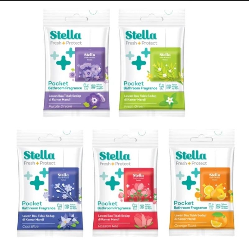 Jual STELLA FRESH + PROTECT POCKET BATHROOM FRAGRANCE 10 GR | Shopee ...