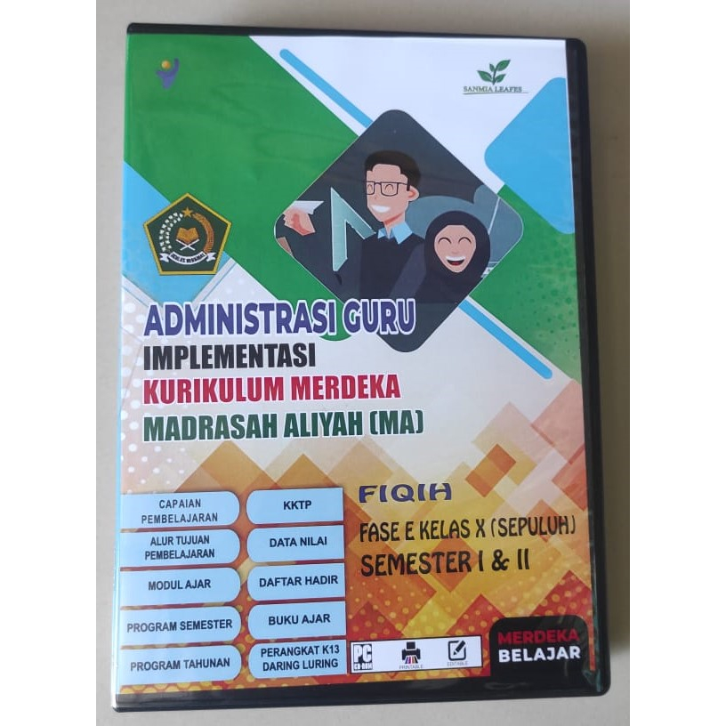 Jual Modul Ajar Administrasi Guru Kurikulum Merdeka Untuk Madrasah Aliyah (MA) FASE E Kelas 10-X ...