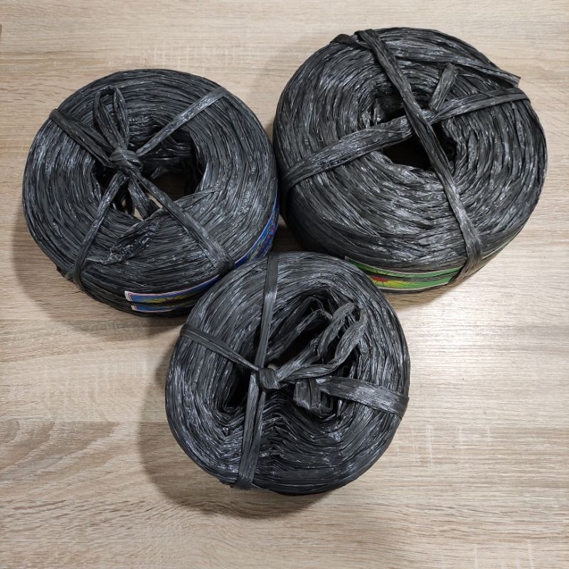 Jual Tali Plastik Rafia Hitam uk 5 KG Per Batang | Shopee Indonesia