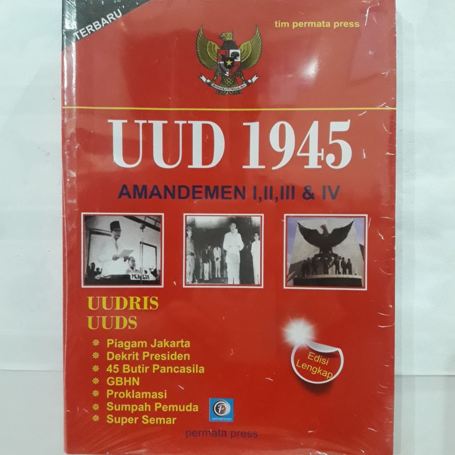Jual Buku UUD 1945 Amandemen I, II, III, & IV | Shopee Indonesia