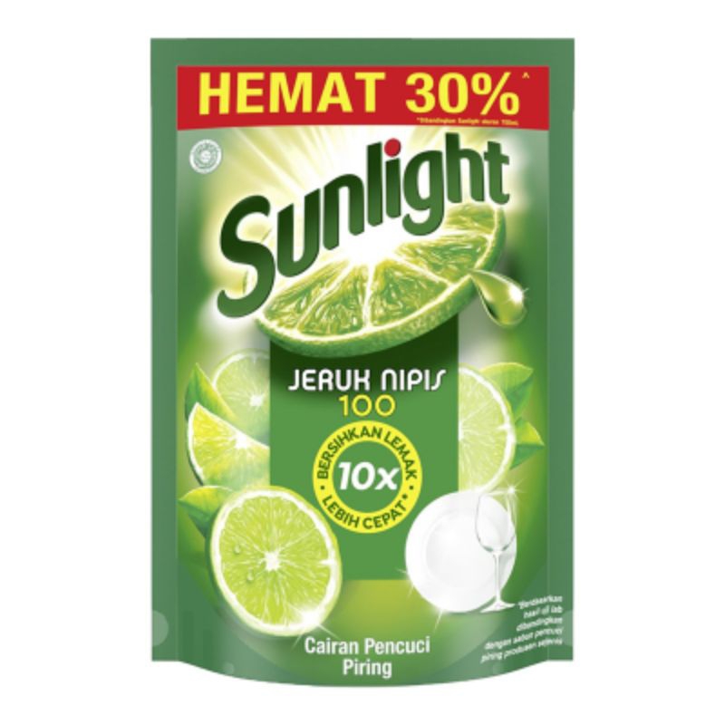 Jual Sunlight Sabun Cuci Piring Jeruk Nipis Refill 650 ml | Shopee Indonesia