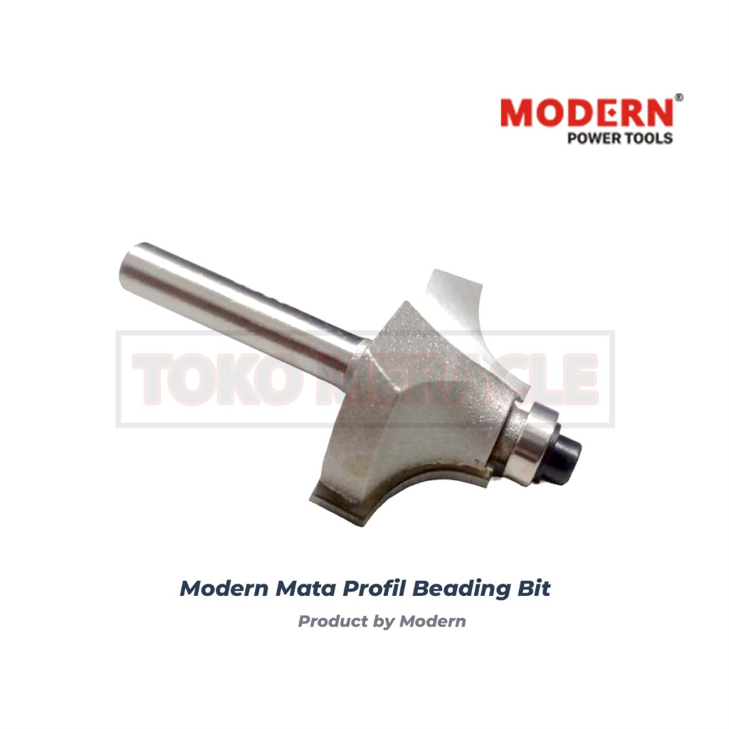 Jual Modern Beading Bit 1/4" - Mata Profil Beading Router Trimmer 3mm ...