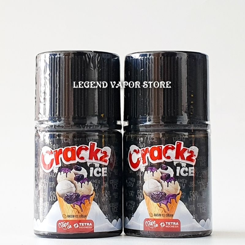 Jual FREEBASE - LIQUID CRACKZ ICE Raisin Ice Cream 60ML 3MG 6MG ...