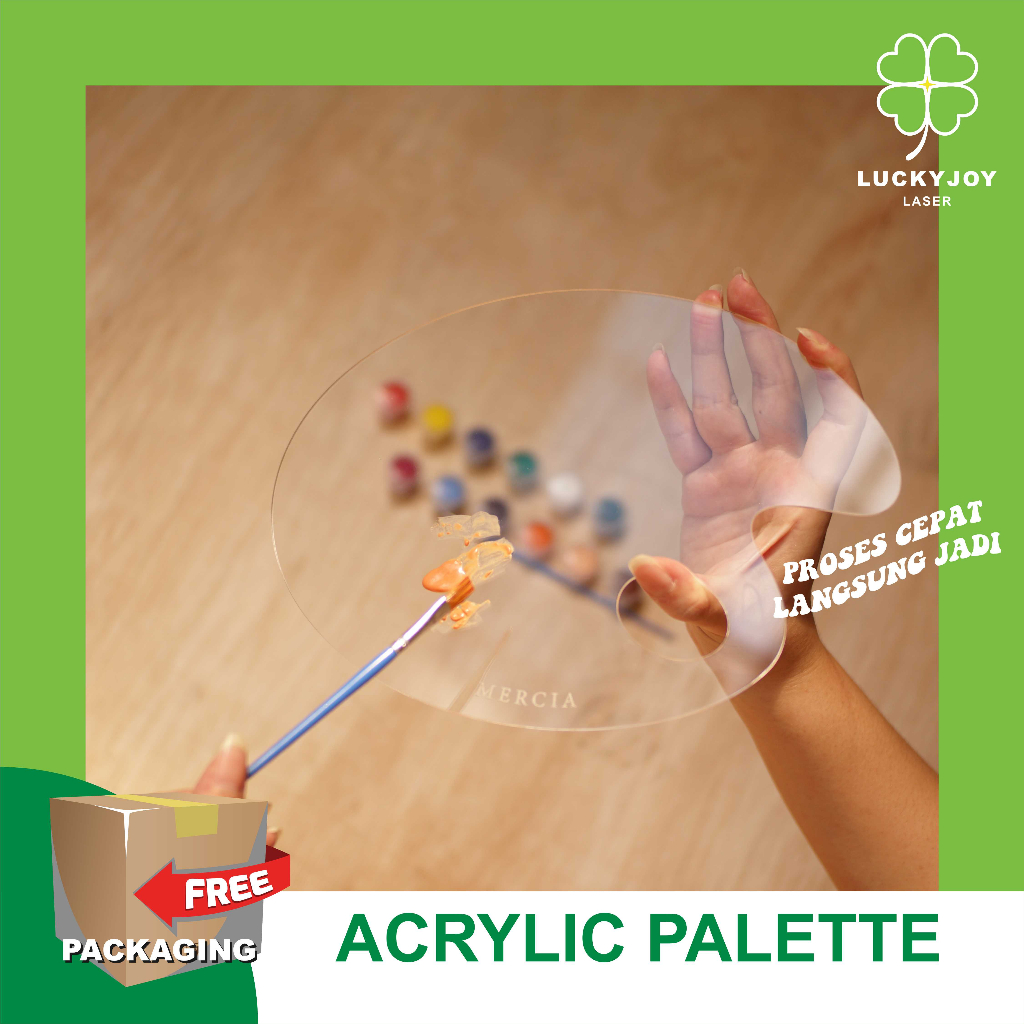 Jual ACRYLIC PALETTE | PALET LUKIS AKRILIK | AKRILIK PALET | HAND ...