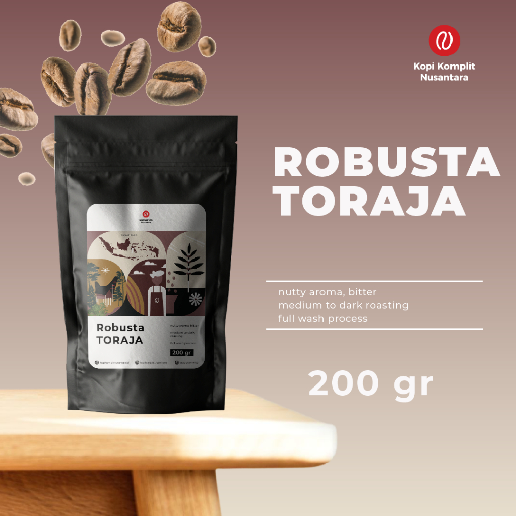 Jual Robusta Toraja Medium to Dark Roasting - Kopi Biji dan Bubuk ...
