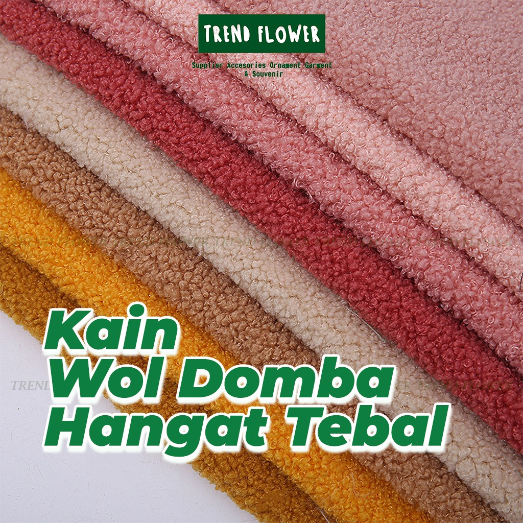 Jual Kain bulu domba rasfur tebal kain import hangat kain jaket ...
