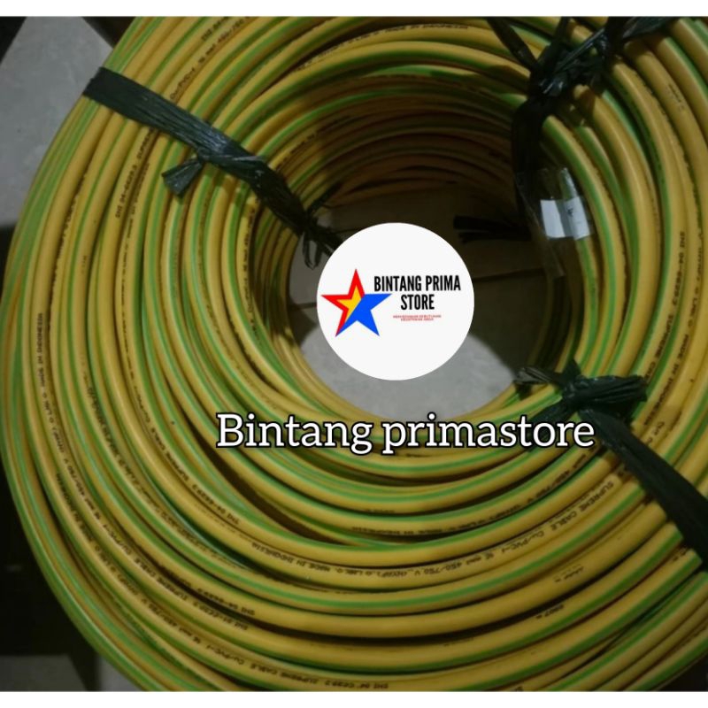 Jual Kabel NYAF 16mm Serabut / Grounding Kuning Hijau 16mm / Extrana&Panyu | Shopee Indonesia