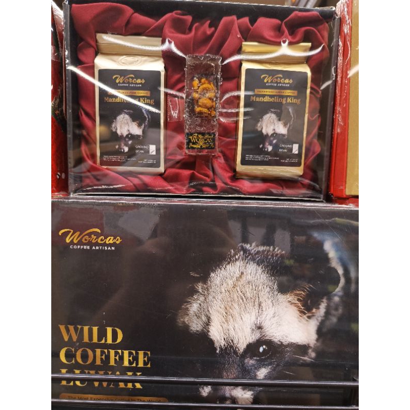Jual Worcas Artisan Coffee Luwak Arabica Mandheling King Paket 100gr x ...