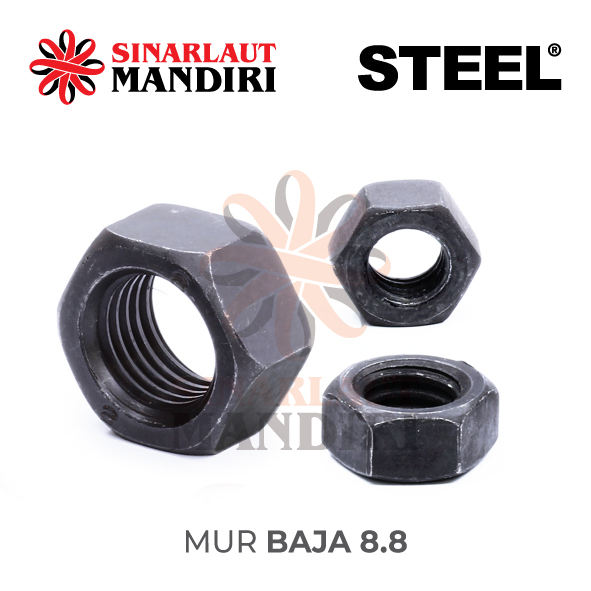 Jual Mur Baja 8.8 / Hex Nut Baja 8.8 M 16 | Shopee Indonesia