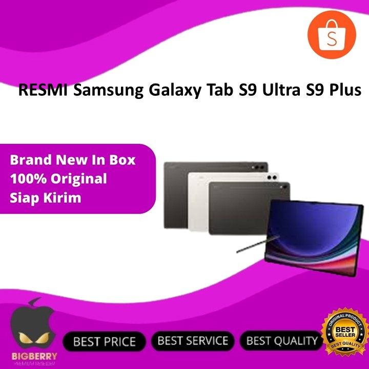 Jual RESMI Samsung Galaxy Tab S9 Ultra S9 Plus S9 512GB 256GB 128GB 5G SEIN | Shopee Indonesia