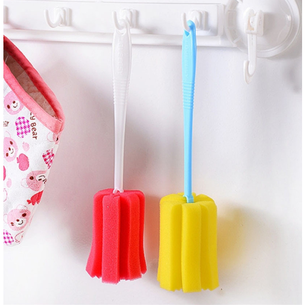 Jual Spons Tongkat Merah Kuning / Spons Pembersih Cuci Botol Dan Gelas ...