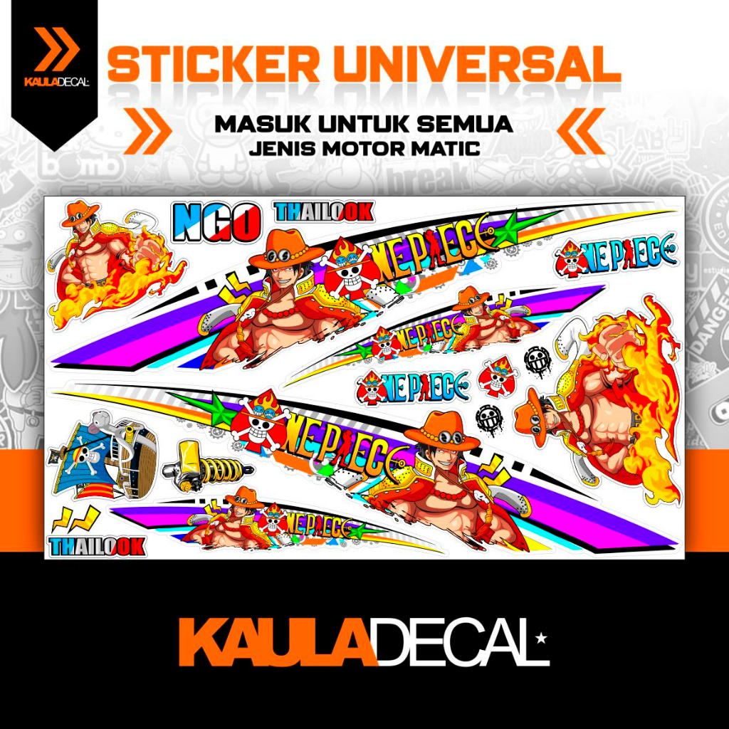 Jual STIKER STRIPING MOTOR ALL MATIC MOTIF 291 / UNIVERSAL MATIC ...