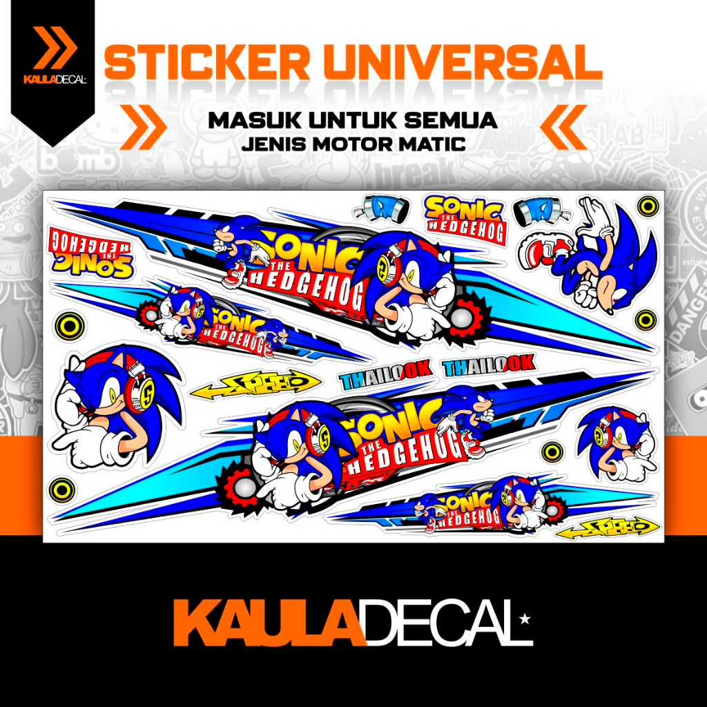 Jual STIKER STRIPING MOTOR ALL MATIC MOTIF 298 / UNIVERSAL MATIC ...