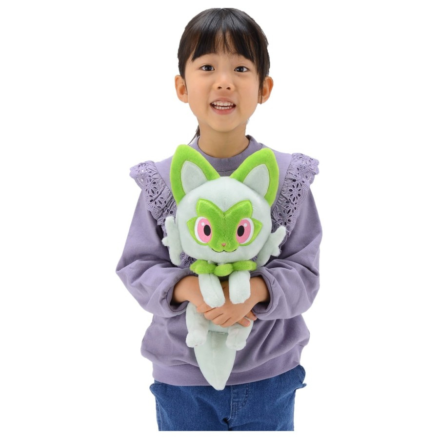 Jual READY ORIGINAL Takara Tomy Pokemon Sprigatito 34cm Plush Cuddle ...
