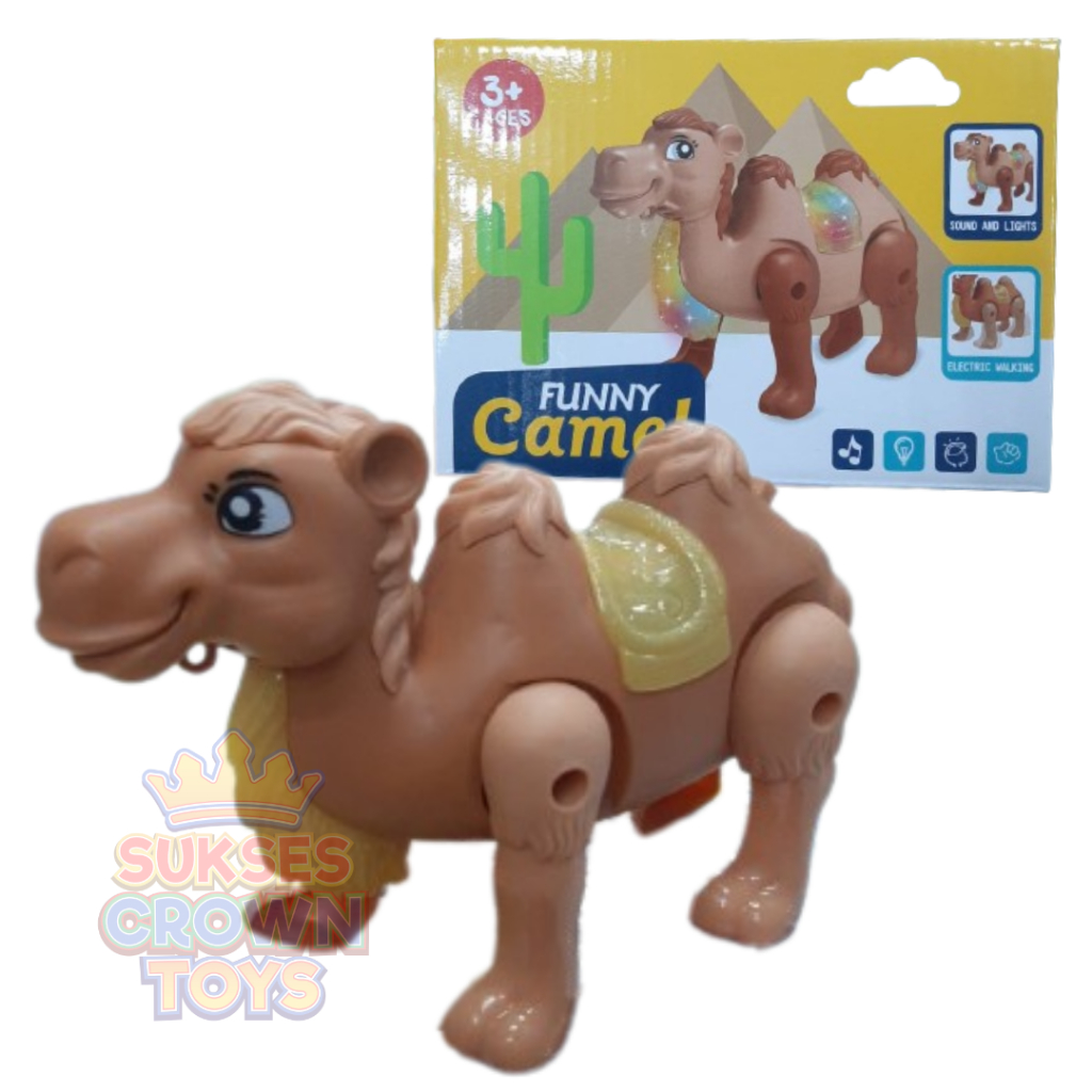 Jual Mainan Unta Berjalan / Unta Musik dan Lampu / Unta Nyala Murah ...