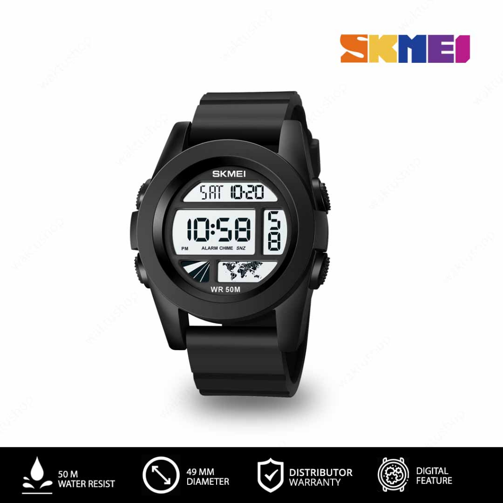 Jual SKMEI 1906 Original Jam Tangan Digital Strap Rubber Karet Jam ...
