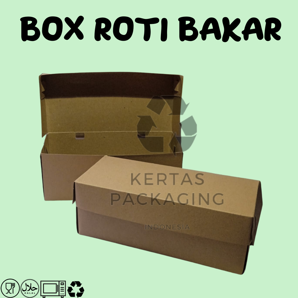 Jual Dus Roti Bakar / Box Roti Bakar / Kotak Roti P21,L9,5 T7,8 ...