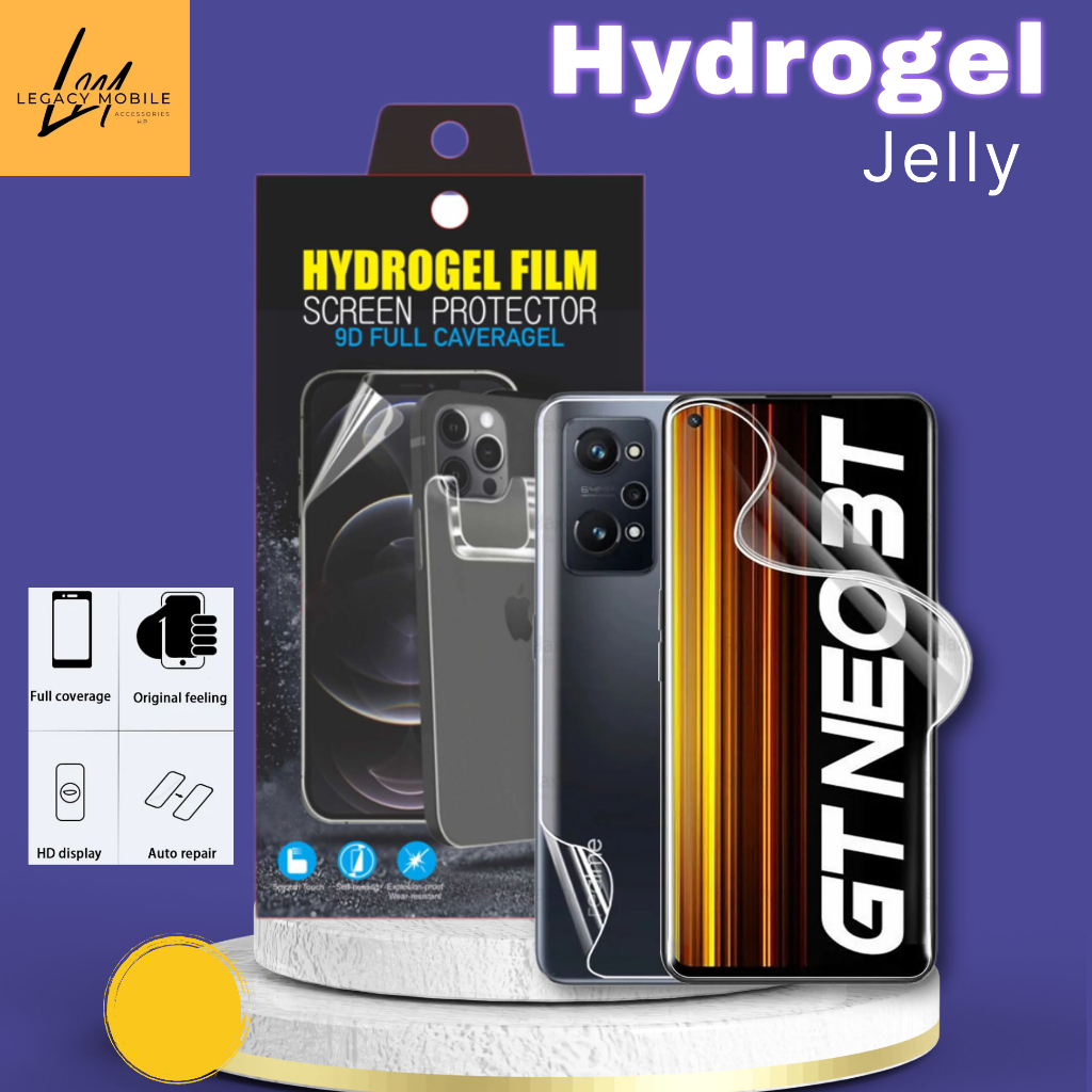 Jual Anti gores Hydrogel clear Realme GT Neo 2 2T 3 3T 5 5 SE pelindung layar jelly | Shopee ...