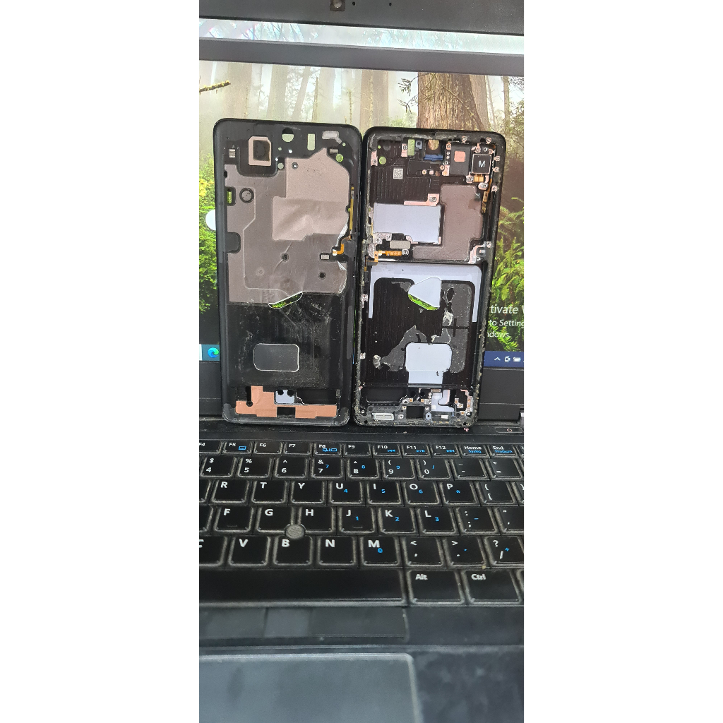 Jual Middle Bezel Frame s21 ultra copotan original 100% | Shopee Indonesia